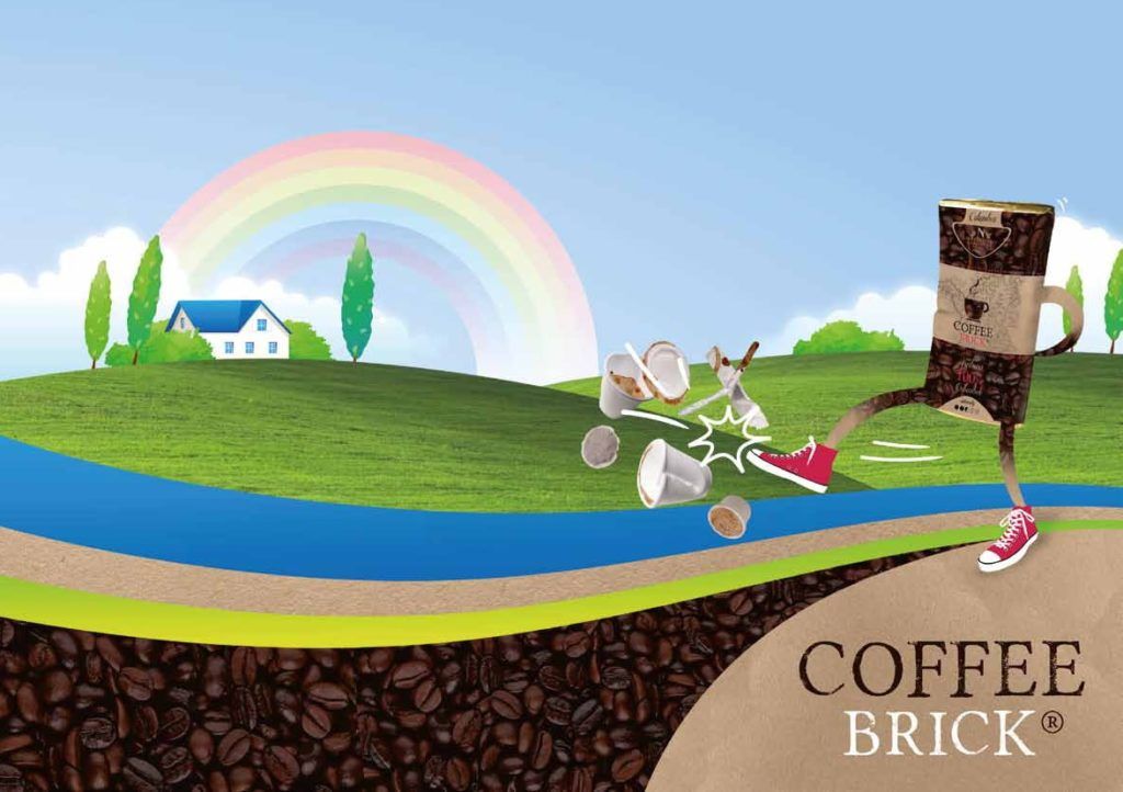 Coffee Brick: il caffè da mangiare ovunque che è amico dell'ambiente