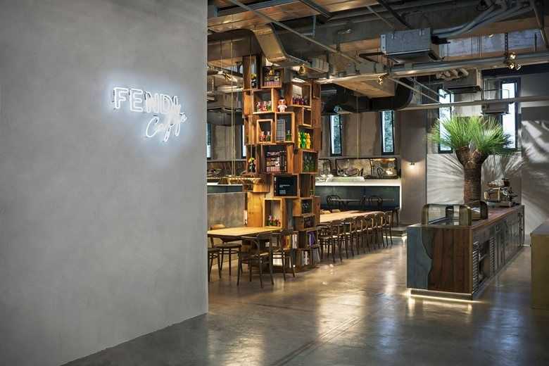 Ecco gli interni del Caffè FENDI di Roma nel Palazzo della Civiltà Italiana