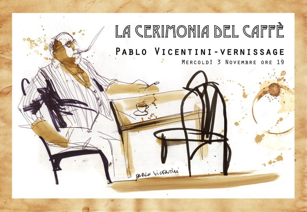 Pablo Vicentini mette in mostra a Milano l'arte con il caffè, dal 3 ...