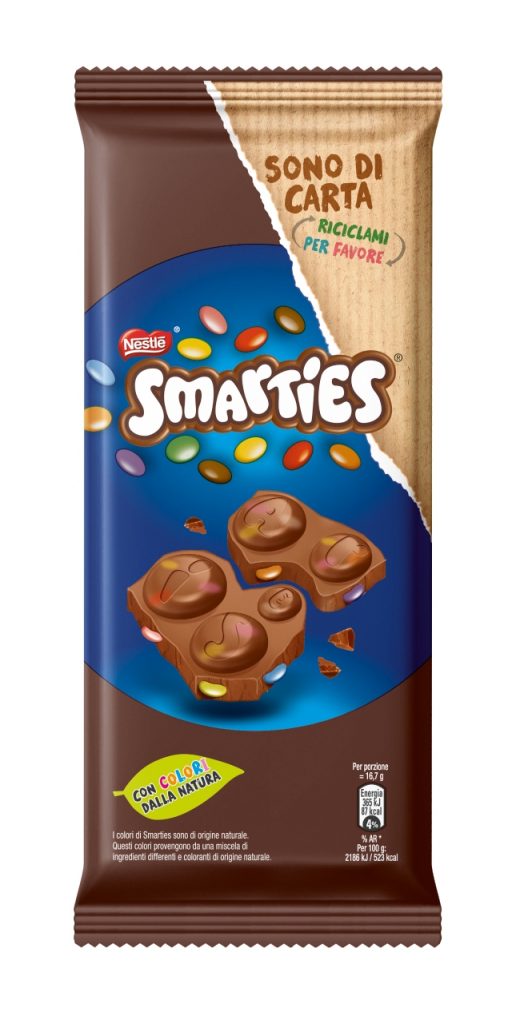 Nestlé: Smarties lancia la tavoletta al cioccolato